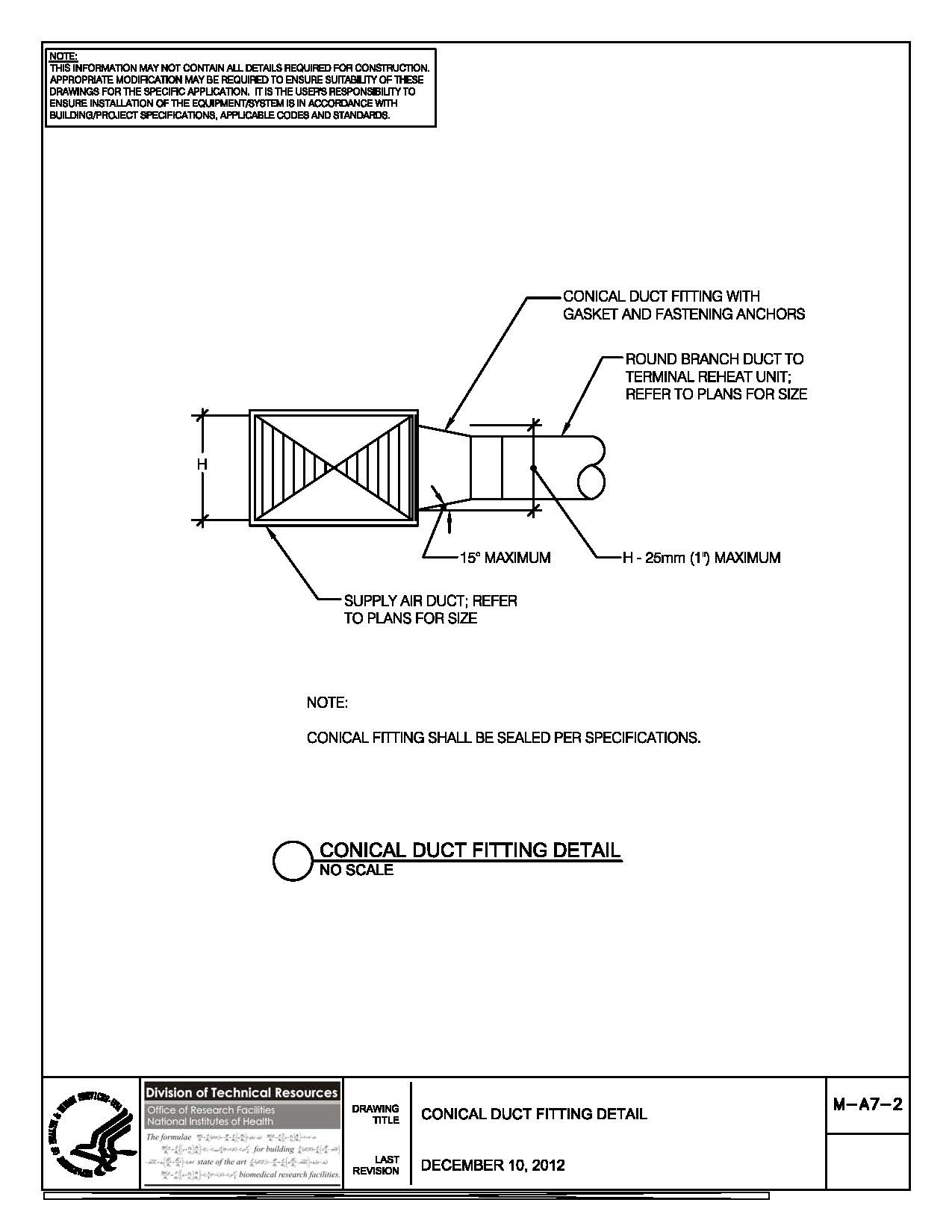 NIH Standard CAD Details